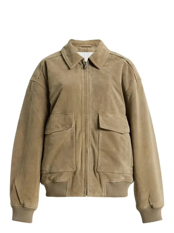 Citizens Of Humanity Vivienne Suede Jacket - Olive