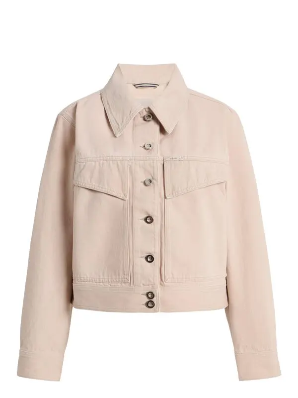 Closed 33° Organic Cotton Denim Jacket - Light Pink