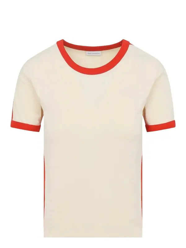 Dries Van Noten Heavy Jersey T-shirt - Cream