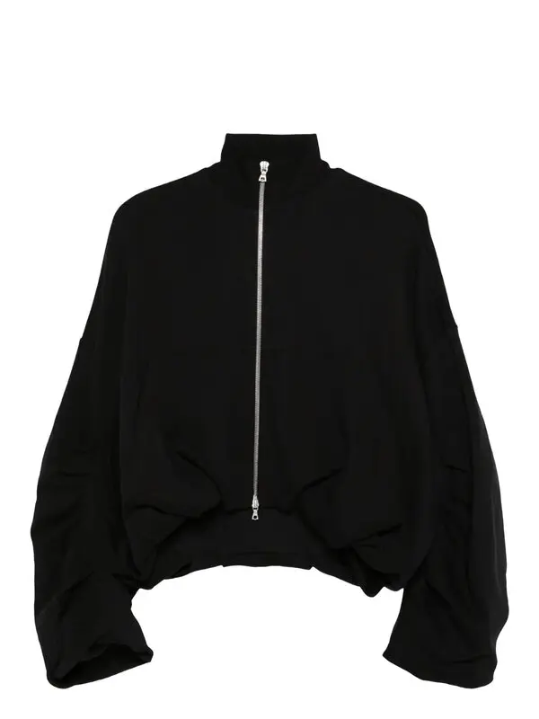 Dries Van Noten Sweat Jersey Jacket - Black