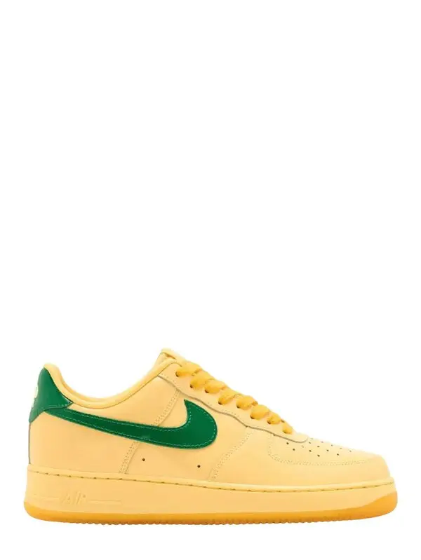 Nike Force 1 Low 'patent Leather Topaz Sneakers - Gold