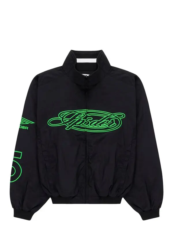 SP5DER Script Warm Up Jacket - Black