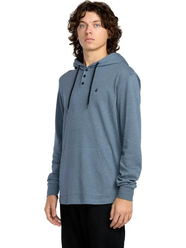 Volcom Murph Thermal Long Sleeve - Blue Wash