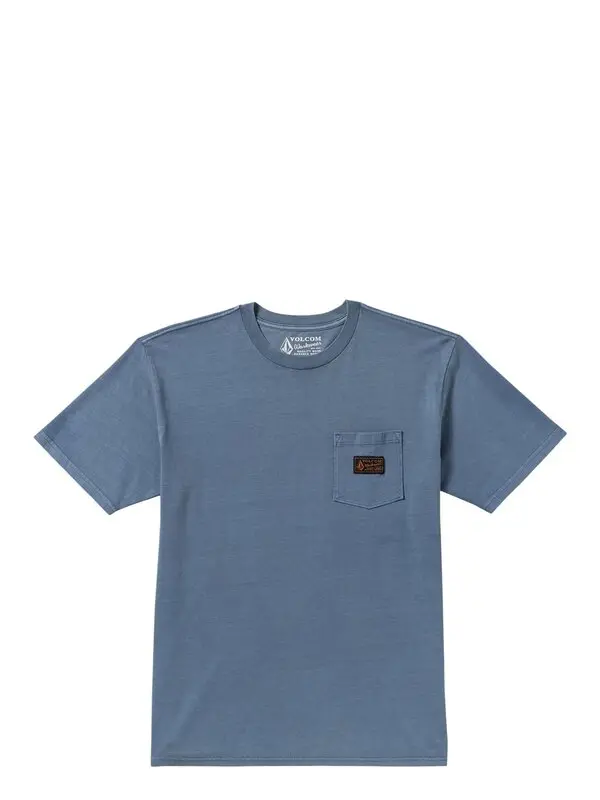 Volcom Workwear Certified Pocket Short Sleeve Tee - Blue Wash