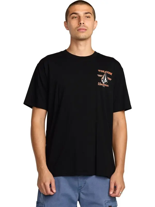 Volcom Enamel Short Sleeve Tee - Black