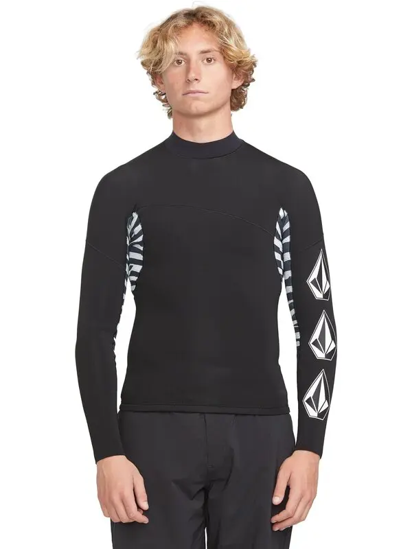 Volcom 1.5mm Deadly Stone Long Sleeve Jacket - Black