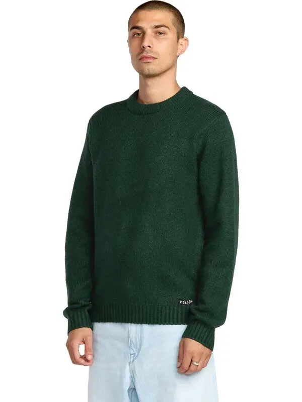 Volcom Edmonder Ii Heavyweight Crew Neck Sweater - Scarab