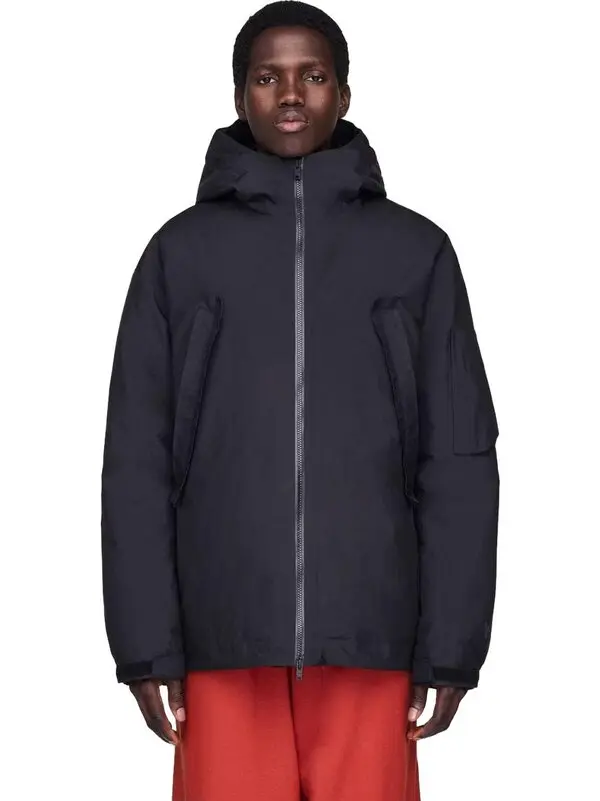 Y3 Gore-tex Padded Hooded Jacket - Black