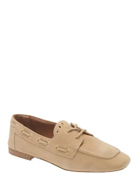 Cordani Andee Boat Shoe - Beige Suede