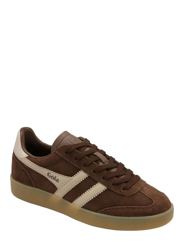 Gola Viper Sneaker - Dark Brown/bone/gold/gum