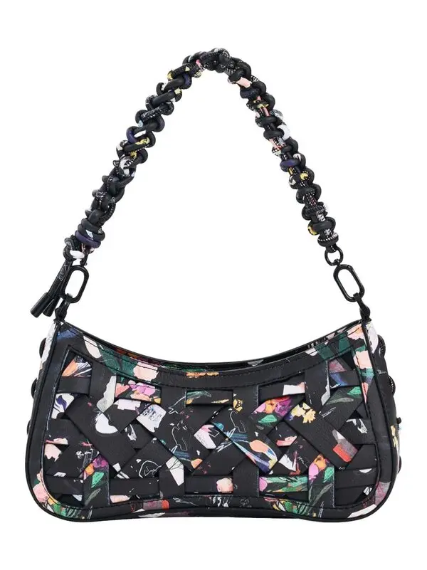 Desigual Faux Leather Crossbody Bag - Black