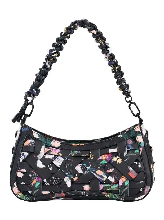 Desigual Faux Leather Crossbody Bag - Black