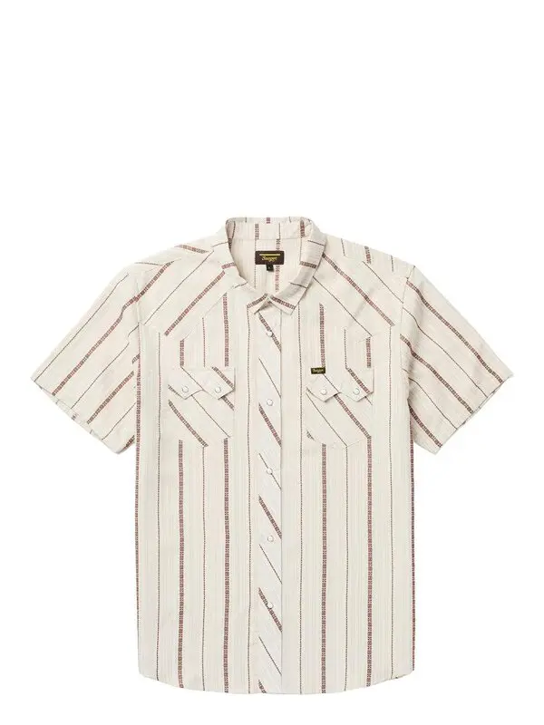 SEAGER CO Sawtooth Short Sleeve Snap-up Shirt - Azteca Tile