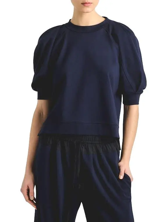 Derek Lam 10 Crosby Prisilla Jersey Top - Dark Navy