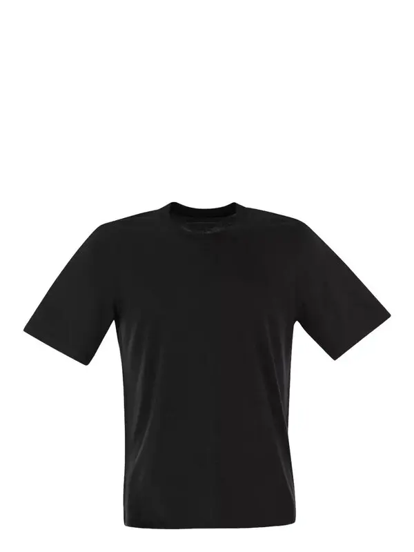 Majestic Filatures Crew-neck Short-sleeve T-shirt - Black
