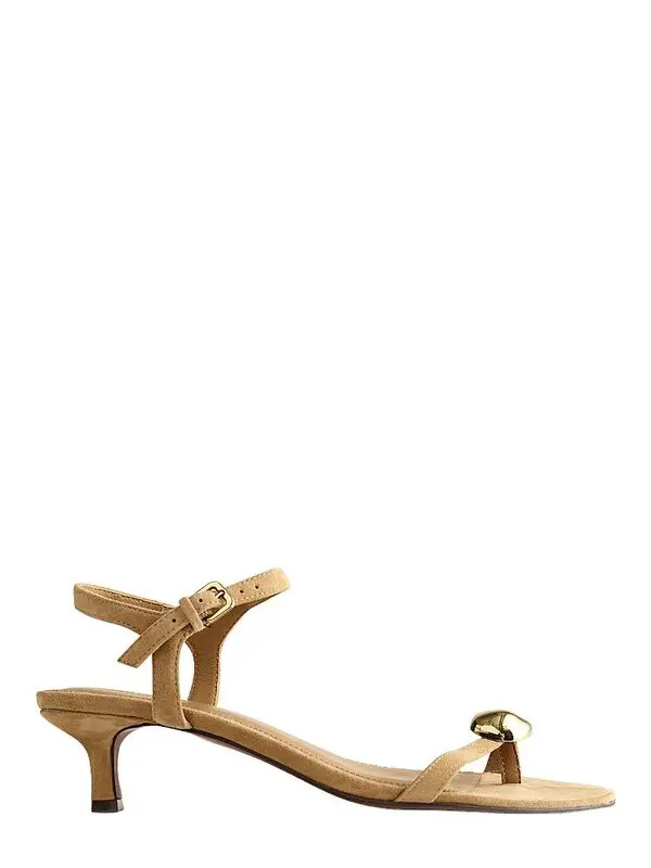 Madewell Mila Kitten Heel Sandals - Harvest Khaki