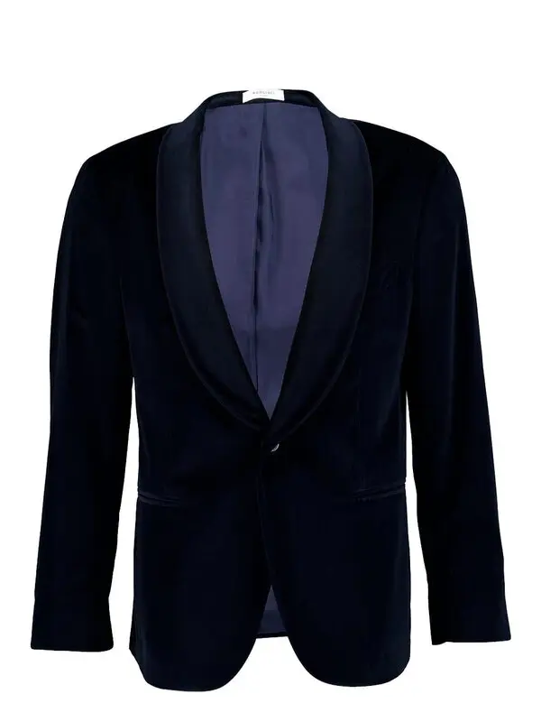 Boglioli Classic Fit Cotton Jacket - Blue