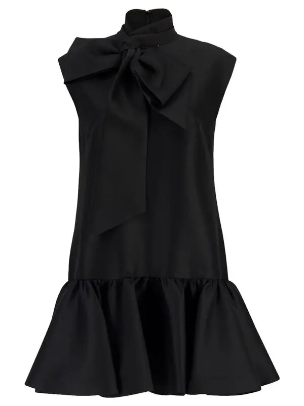 Zimmermann Hypnotic Bow Mini Dress - Black