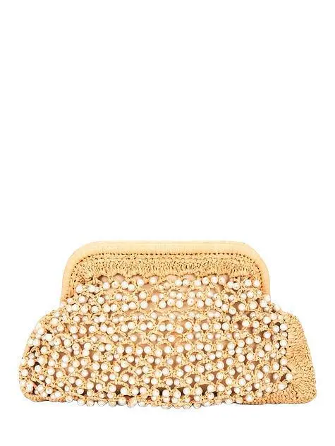 BTB LOS ANGELES Brandie Clutch - Peach