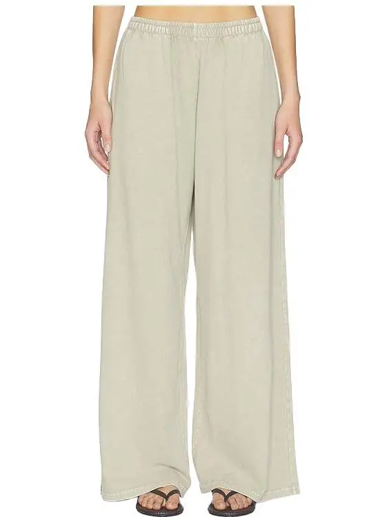 The Upside Soho Tokio Wide Leg Pant - Khaki