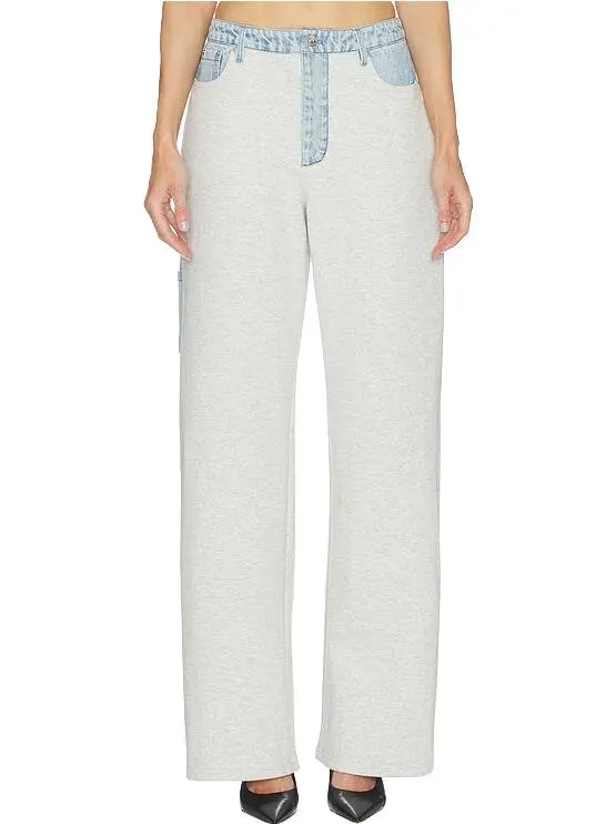 SEROYA Travis Pant - Light Grey & Coastline