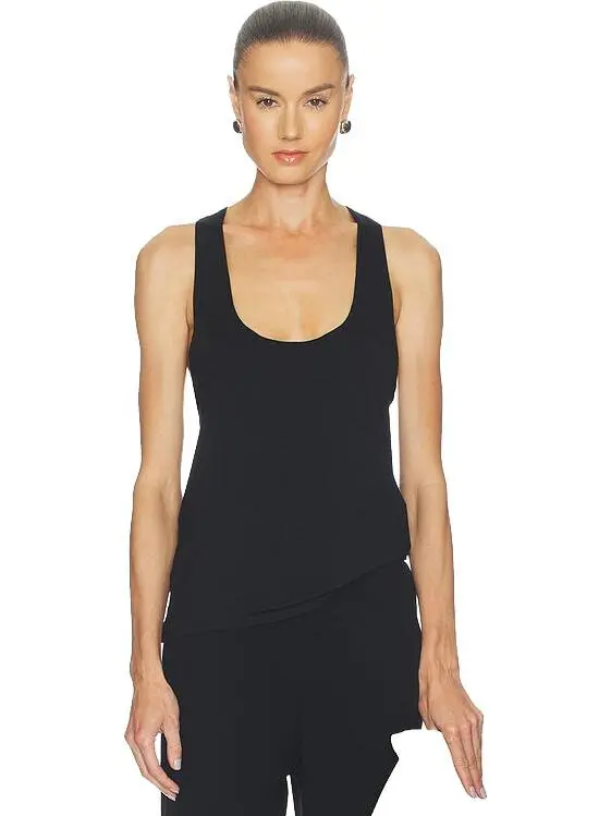 Eterne Soft Jersey Hedi Top - Black