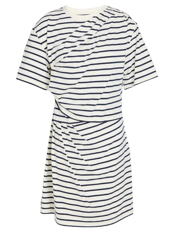 Simkhai Zeus Striped Mini Dress - White