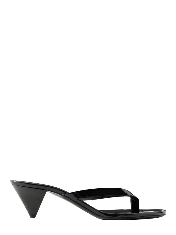 JUDE Rooty Leather Sandals - Black