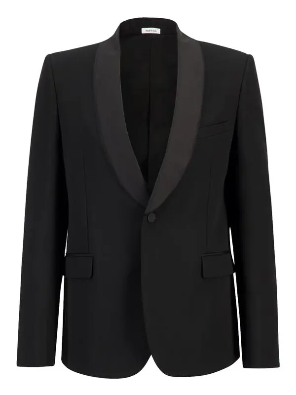 Alexander McQueen Single-breasted Tailored Jacket - Black