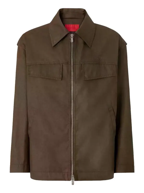 FERRARI Shirt Jacket - Brown