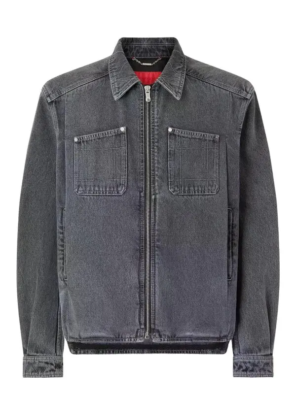 FERRARI Patch-pocket Zip Jacket - Grey