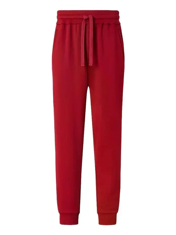 FERRARI Drawstring Track Pants - Red