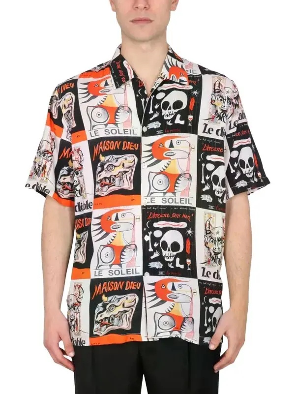 ENDLESS JOY Tarot Graphic Shirt - White