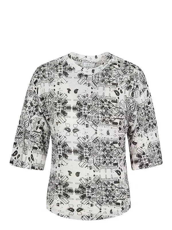 IRO PARIS Patterned T-shirt - White