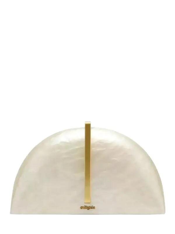 Cult Gaia Laguna Clutch - Neutrals