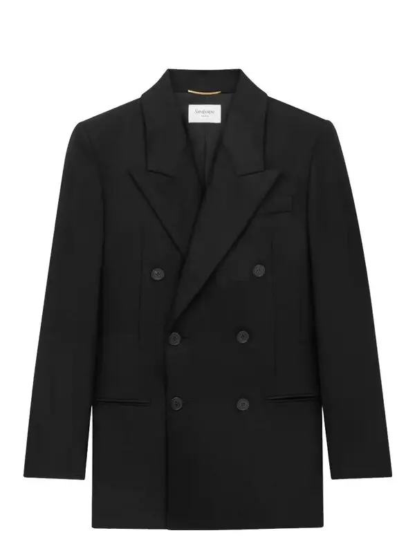 Saint Laurent Cashmere Blazer - Black