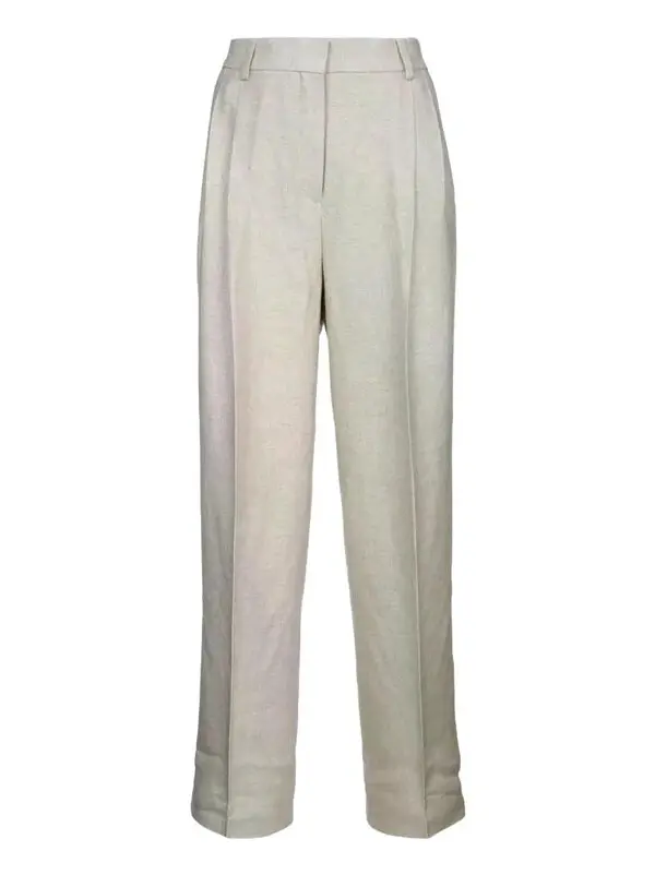 TOTEME Double-pleat Belt-loop Trousers - Neutrals