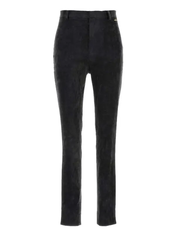 Gucci Stretch Velvet Trousers - Grey