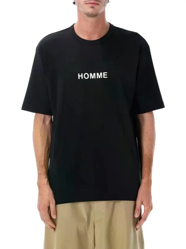 Comme Des Garçons Logo Short-sleeve T-shirt - Black