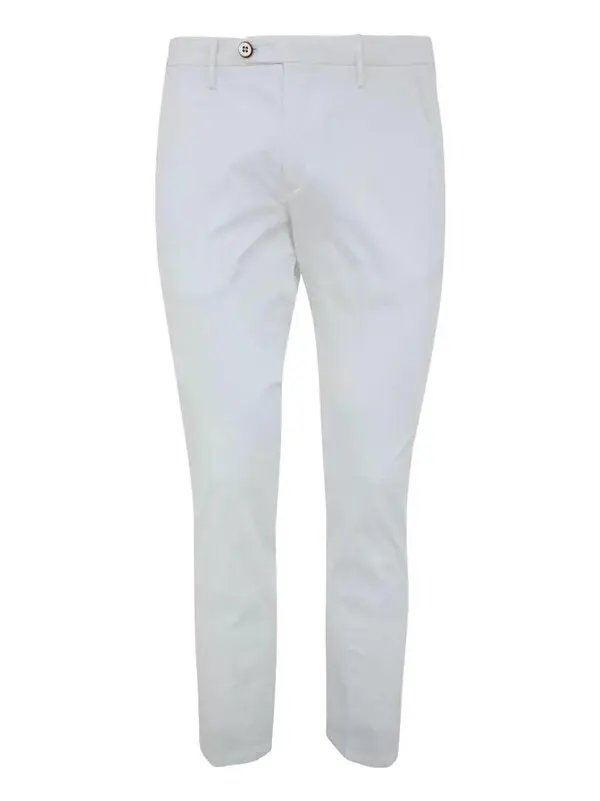 MICHAEL COAL Capri Trousers With Pockets - White