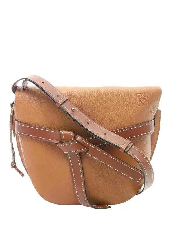 Loewe 2010-2026 Medium Gate Crossbody Bag - Brown