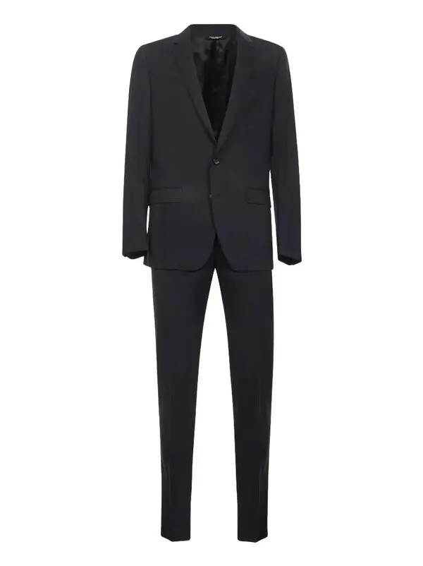 Dolce & Gabbana Two-button Wool Suit - Blue