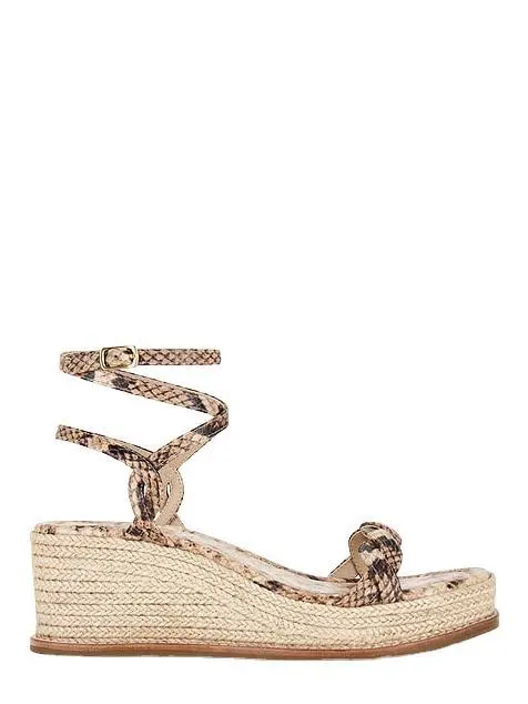 Paige Joanna Wedge Sandals - Brown