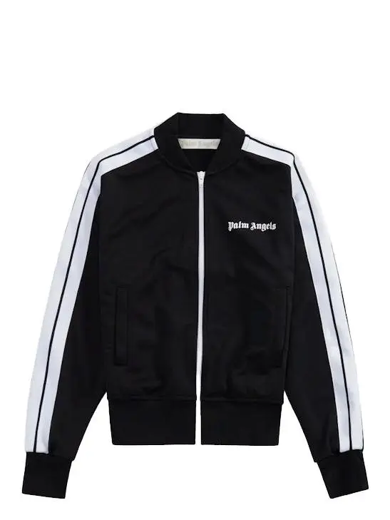 Palm Angels Track Bomber Jacket - Black/white