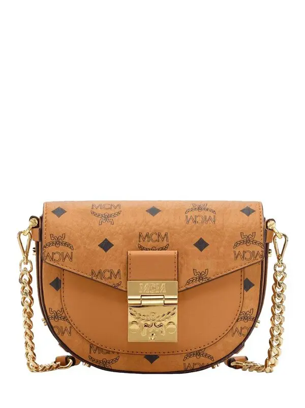 Mcm Patricia Crossbody Mini - Visetos Cognac