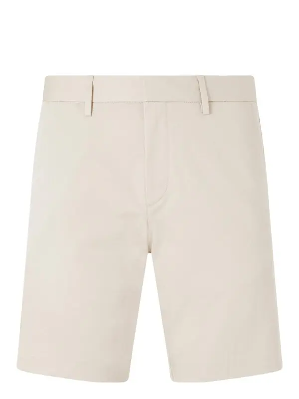 Mr P. Cotton-canvas Bermuda Shorts - Neutrals