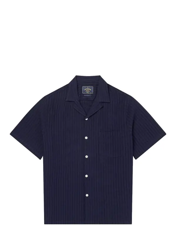 Portuguese Flannel Mondego Cotton-blend Shirt - Blue