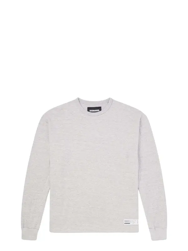 NEIGHBORHOOD Honeycomb Cotton-jersey Sweater - Gray