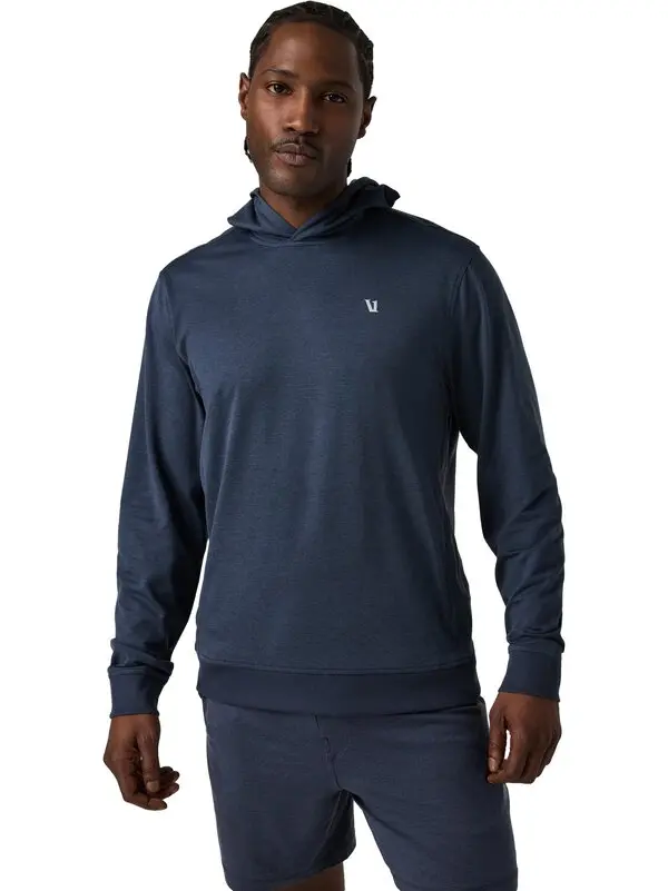 Vuori Ponto Pullover Hoodie - Azure Heather