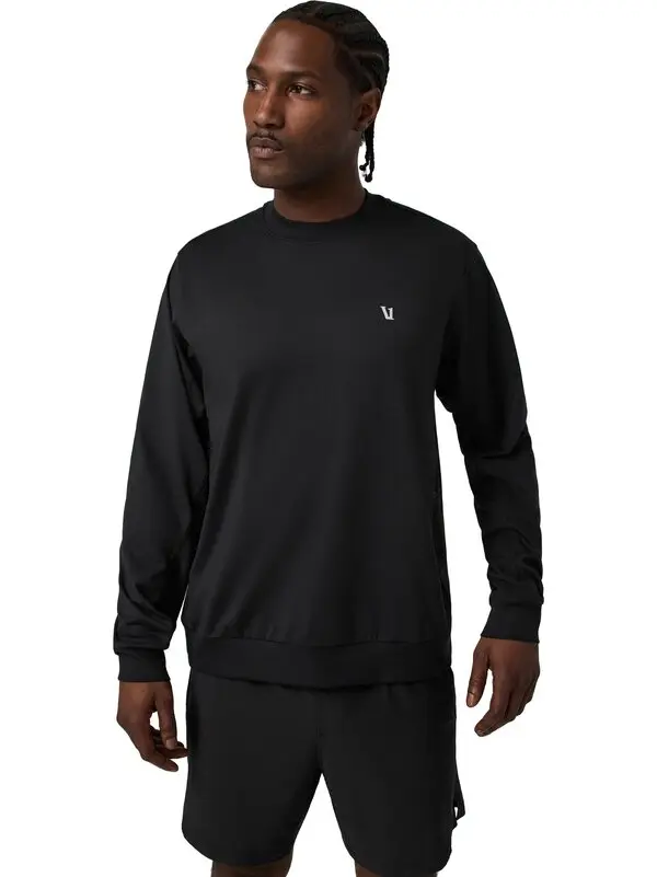 Vuori Sunday Crew Neck Shirt - Black